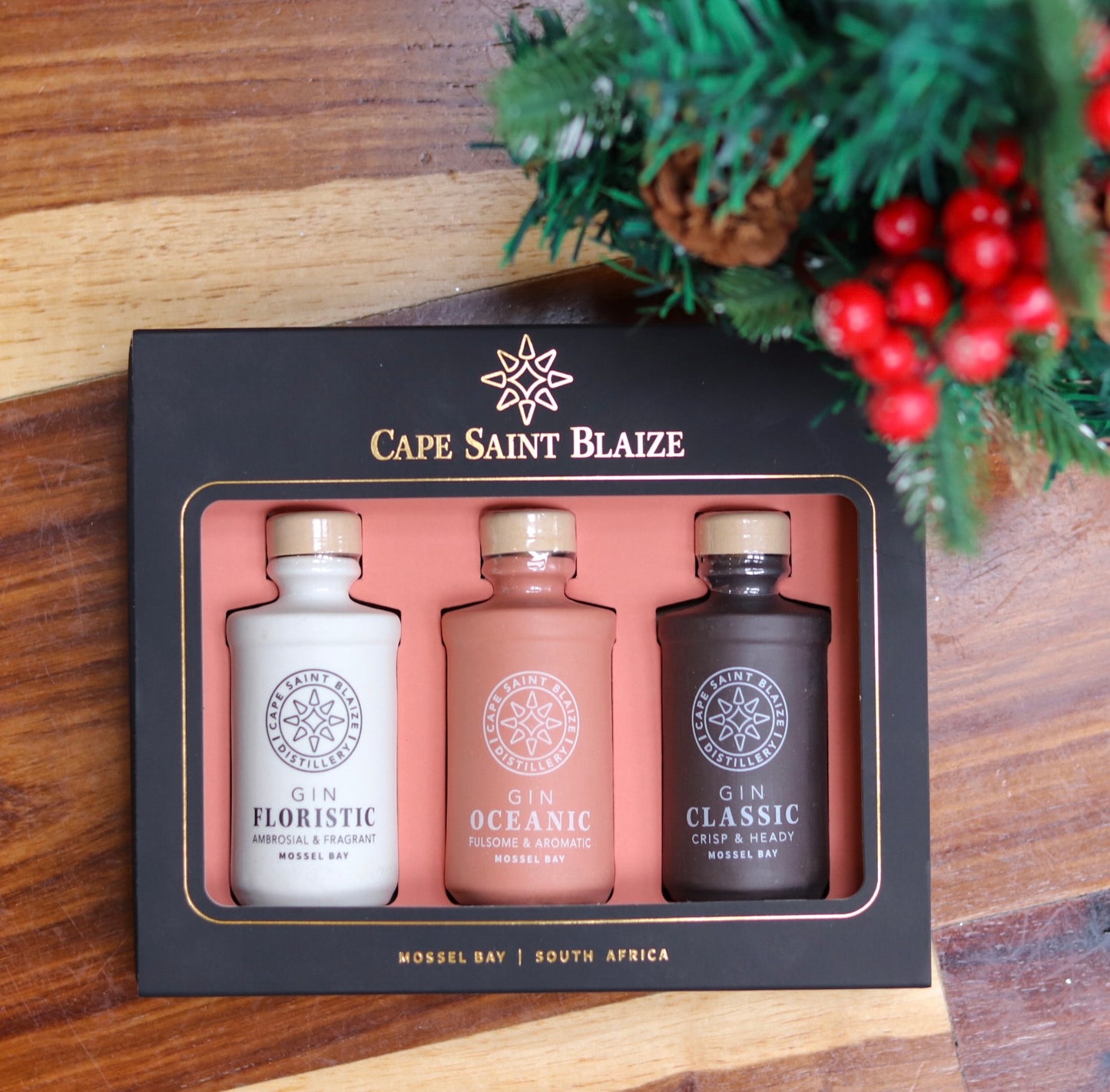 Mini Cape Saint Blaize Gin Set – Cape Saint Blaize Artisanal Distillery